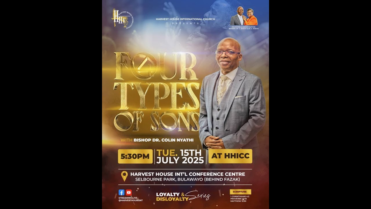 Bishop DR. C. Nyathi - Four Types of Sons - YouTube