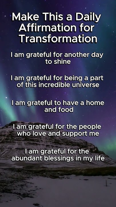 Make This a Daily Affirmation for Transformation 💖 #affirmations - YouTube