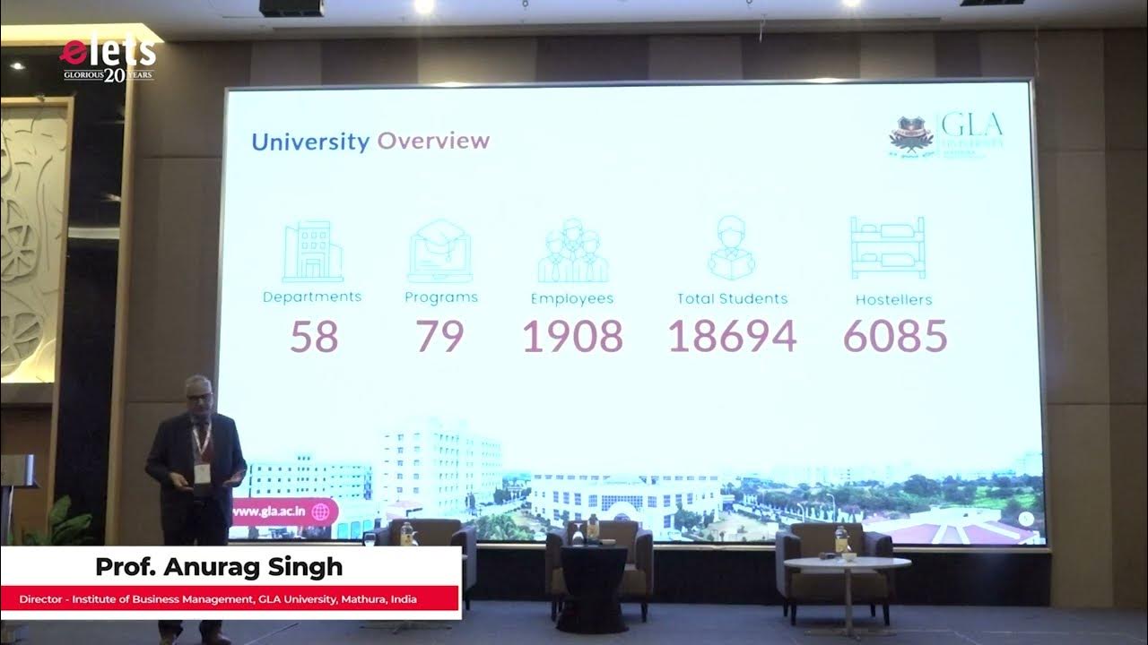 Prof. Anurag Singh, Director - Institute of Business Management, GLA University Mathura, India ...