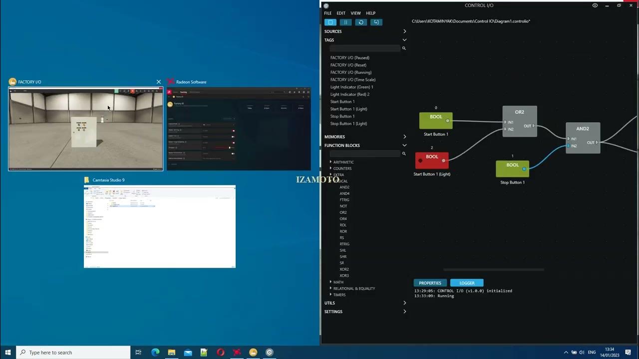 Factory IO | Basic | Lesson 2 Pengenalan Control I/O - YouTube