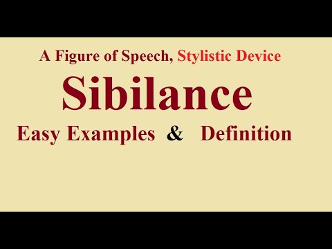 What is Sibilance? || Literary Device Lectures || Figure of Speech ...