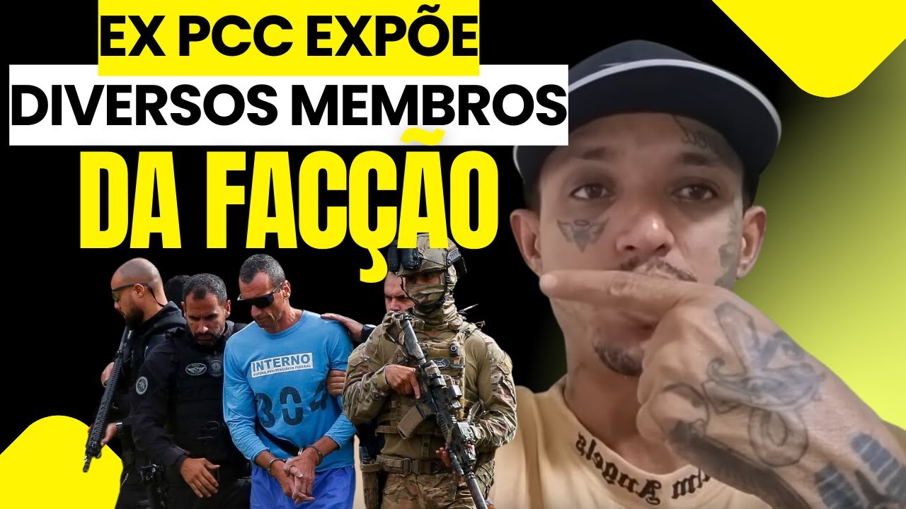 Ex PCC mostra integrantes foragidos da polícia - YouTube