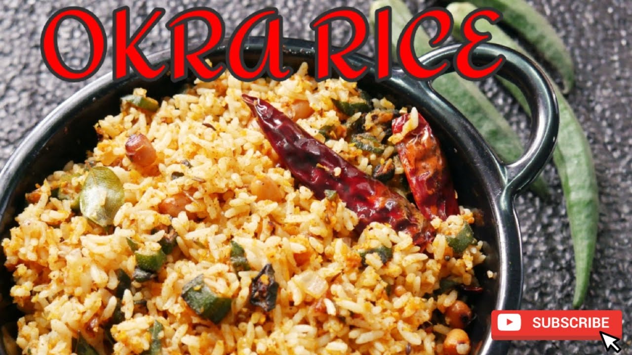 ఇలా ఒకసారి బెండకాయ రైస్ ట్రై చేయండి 👌 || OKRA RICE RECIPE || BHENDI ...