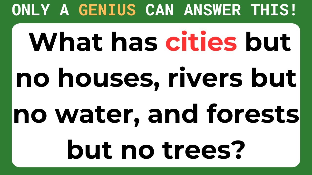 Can You Solve These 20 Riddles in 10 Seconds? | Only Geniuses Can! | # ...