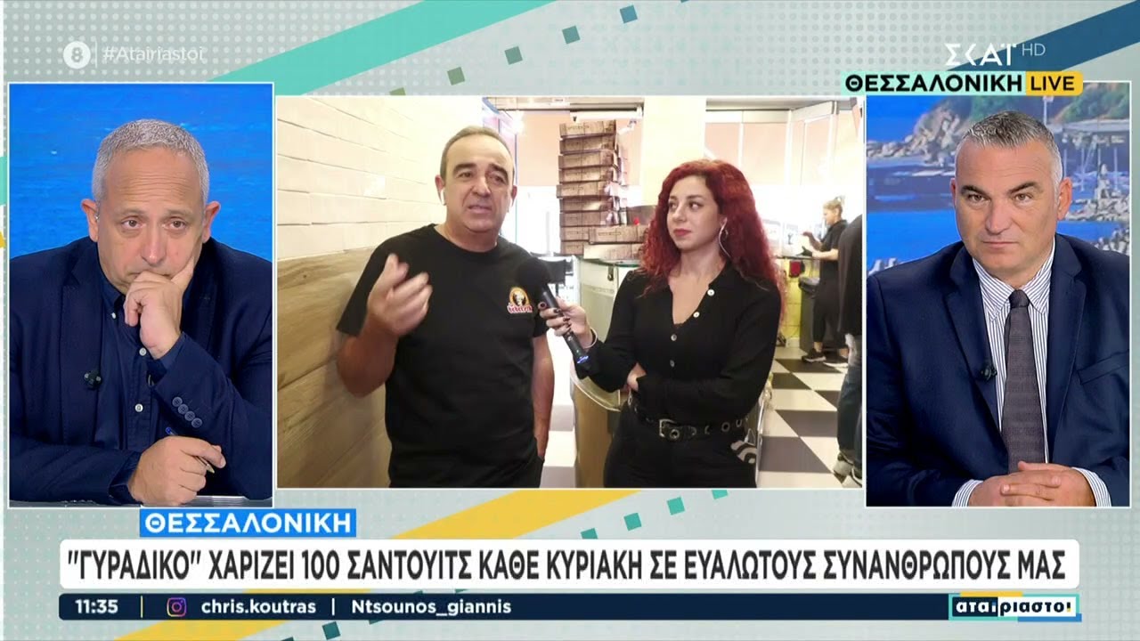 Θεσσαλονίκη: "Γυράδικο" χαρίζει 100 σάντουιτς κάθε Κυριακή σε ευάλωτους ...