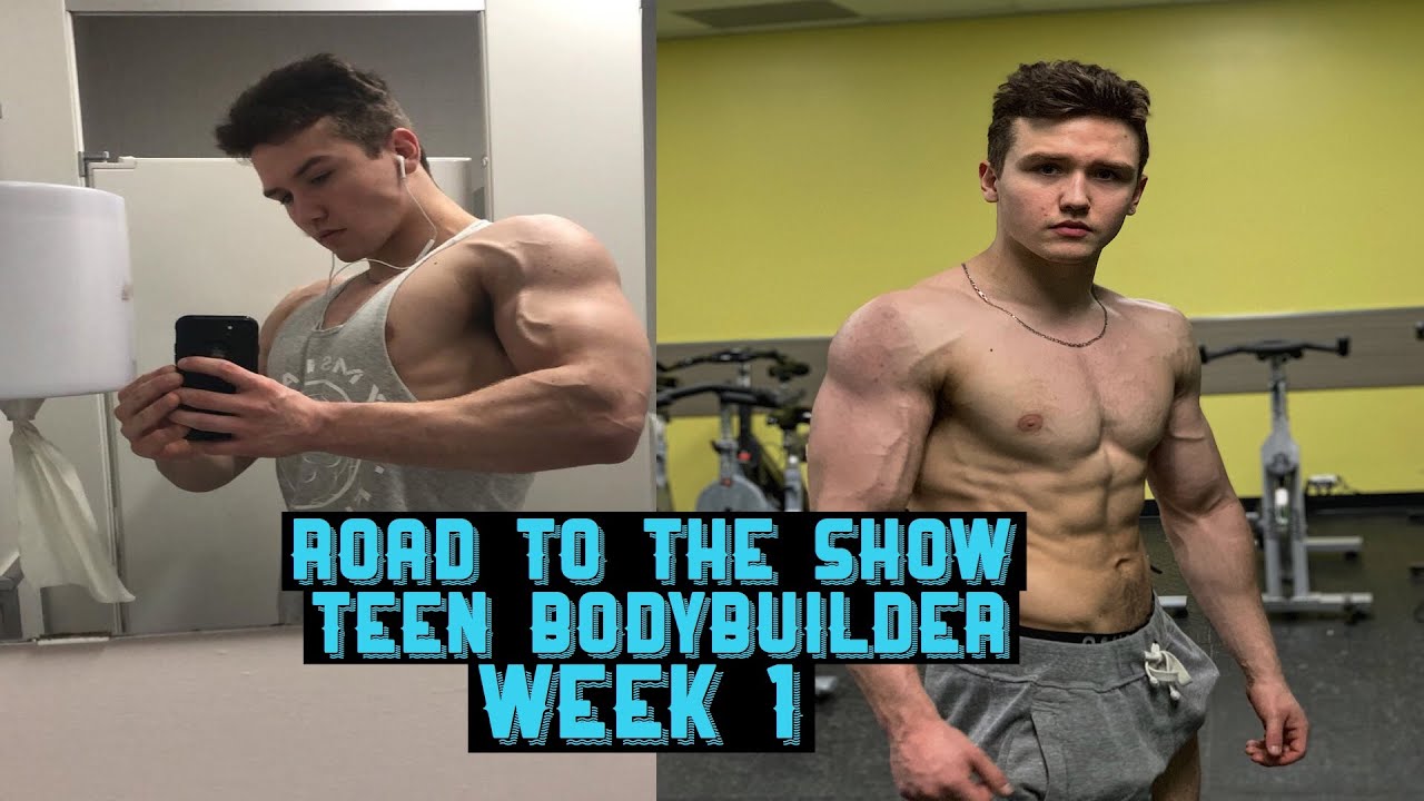 Road to the show Week #1 With teen Bodybuilder Jackson Jones - YouTube