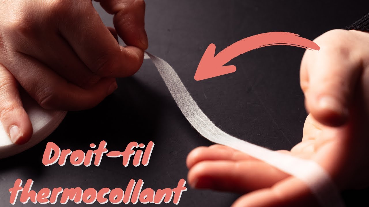 Le droit-fil thermocollant, comment l’utiliser ? - YouTube