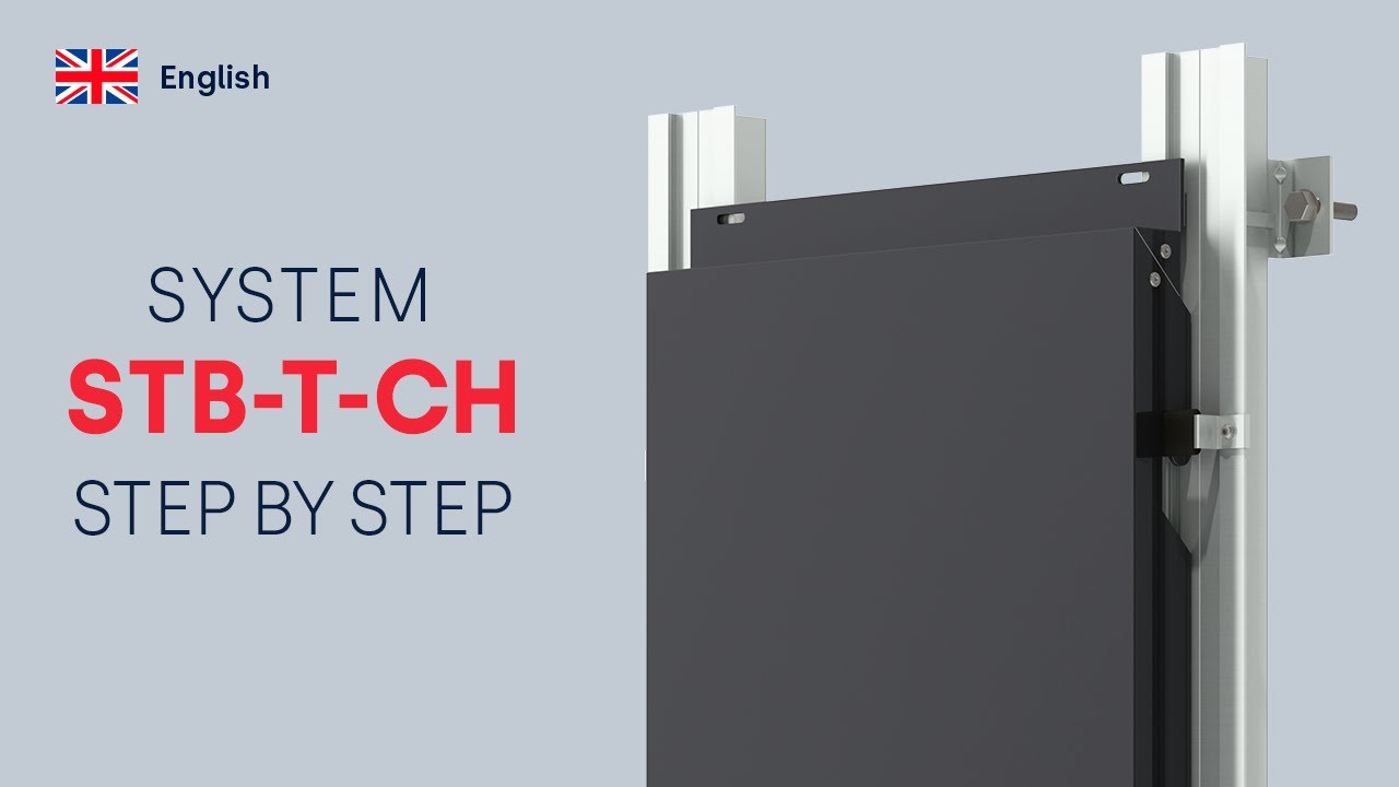 EN Step-by-step STACBOND STB-T-CH assembly system - YouTube