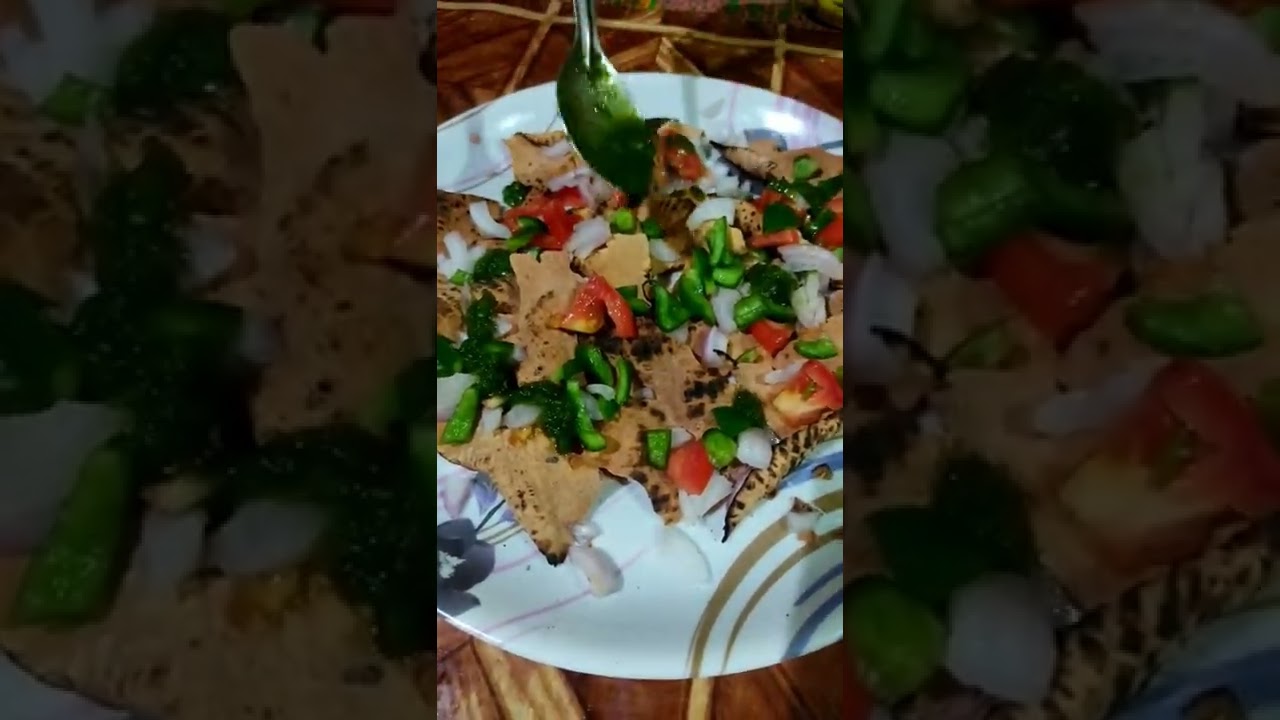 PAPAD CHAAT RECIPE 😋😋||BY SHABNAM KITCHEN|| - YouTube