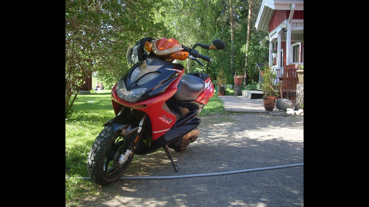 Yamaha Aerox speed test 75-80km/h - YouTube