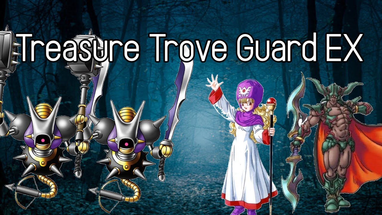 DRAGON QUEST TACT - Treasure Trove Guard EX Clear - Nokturnus, Peronel ...