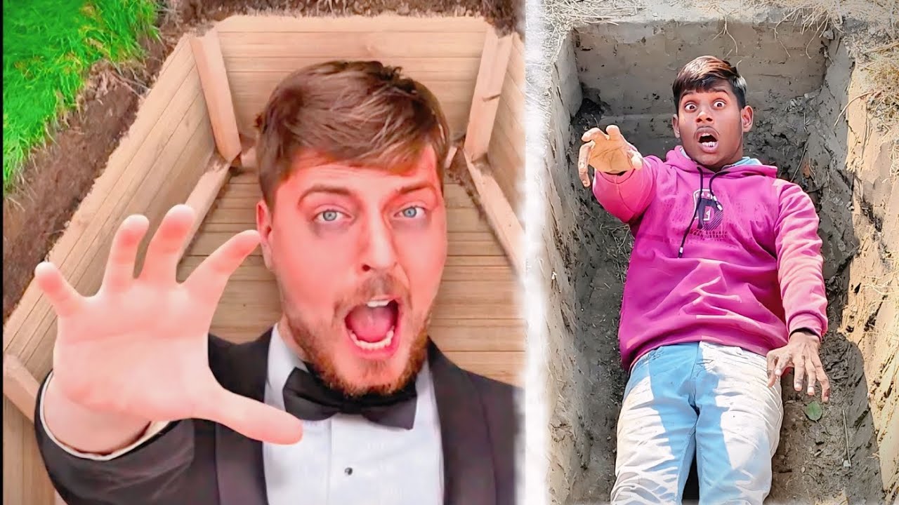 I Spent 50 Hours Buried Alive | MR RE - YouTube