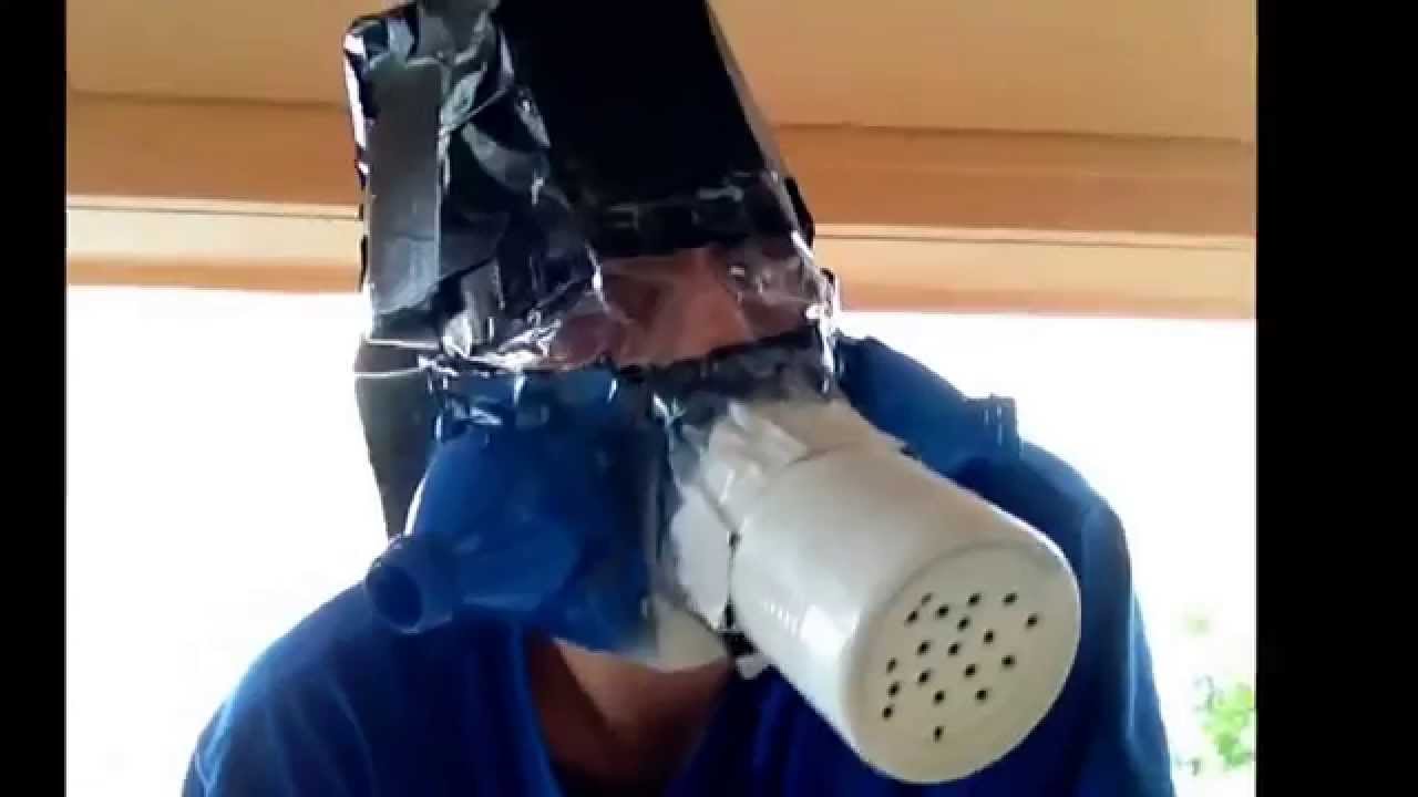 My gas mask finished for real - YouTube