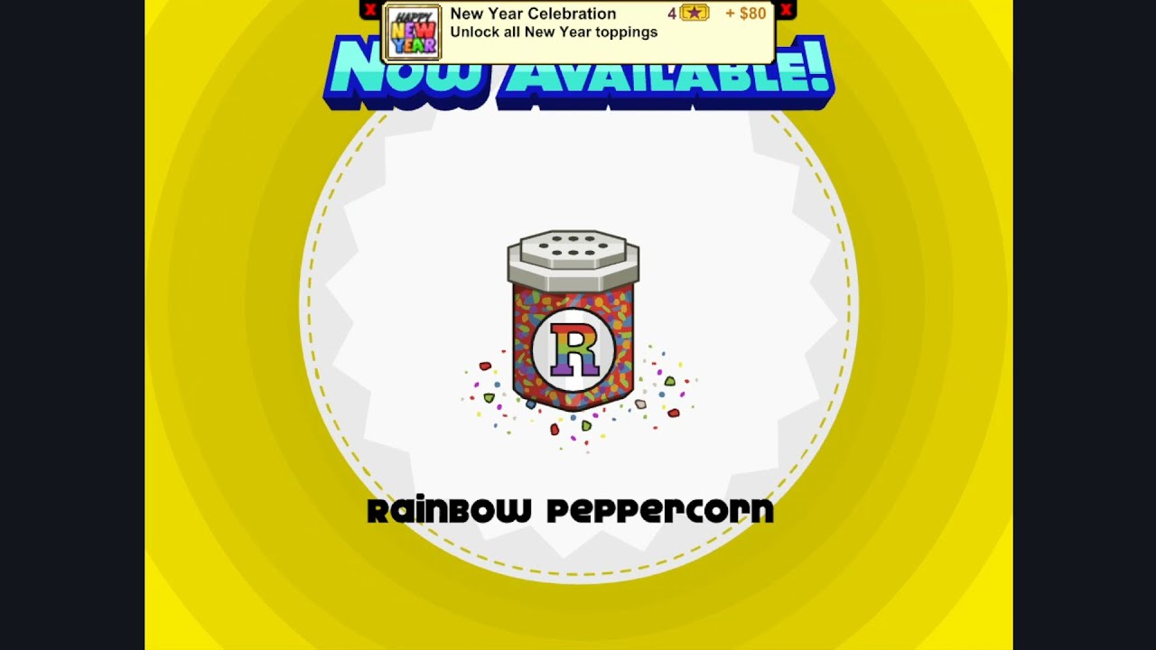 Unlock all New Year toppings || Papa's Pastaria - YouTube