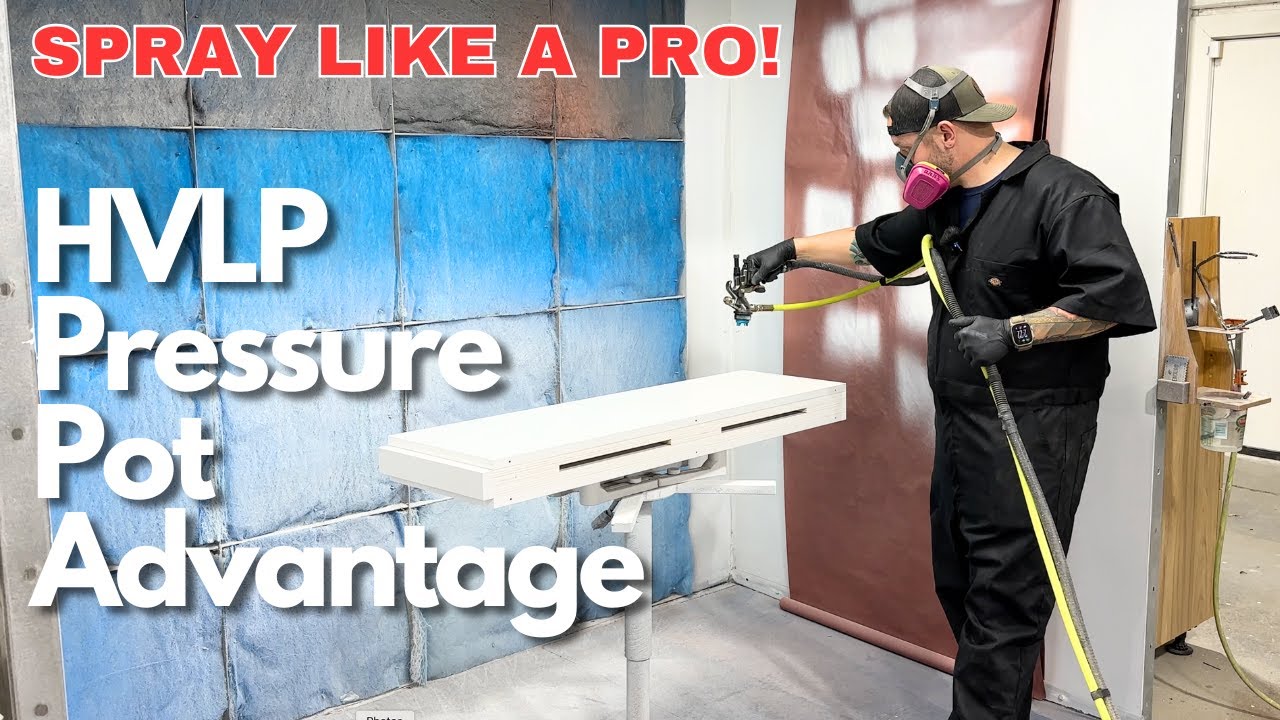 How To Use a Pressure Pot with HVLP- Apollo 4500 - YouTube