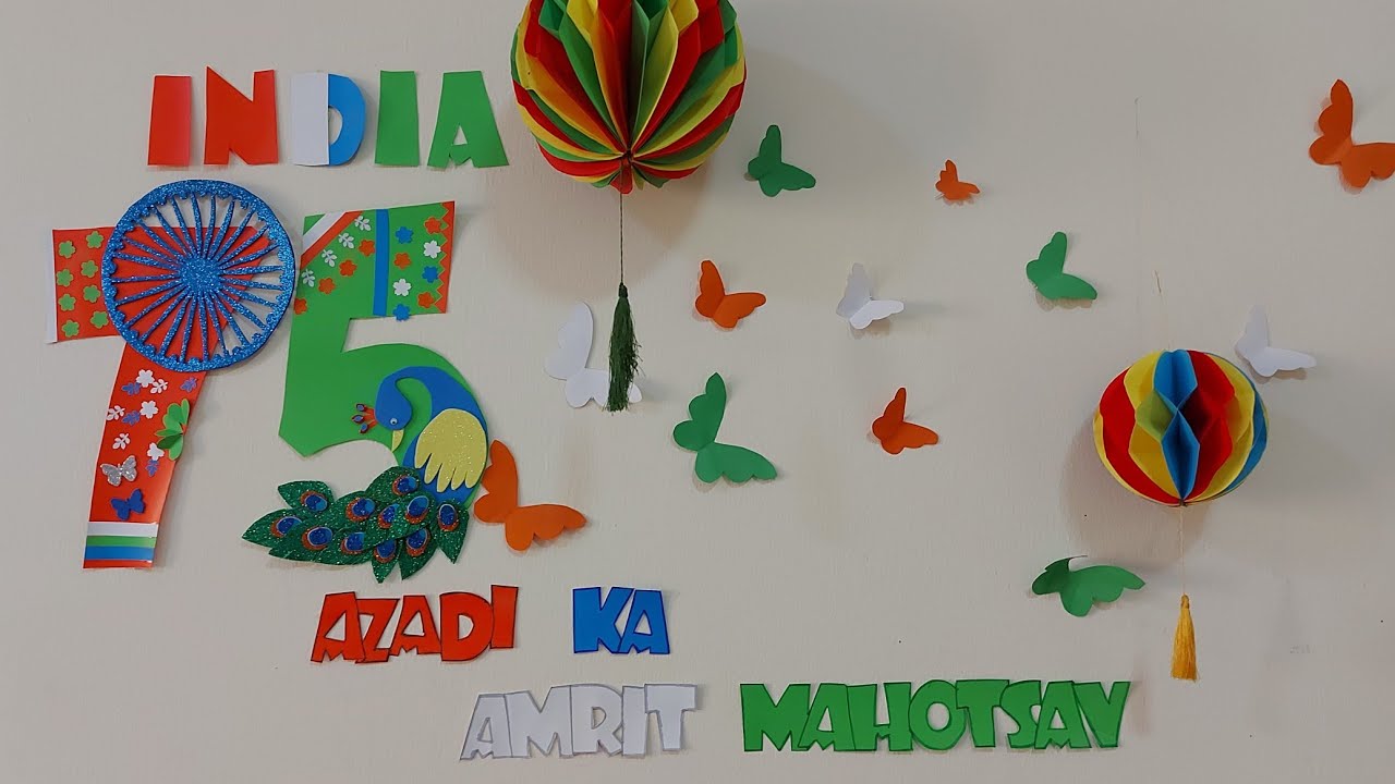 Indpendence Day: Decoration Idea # DIY Craft # 15 August Decoration ...