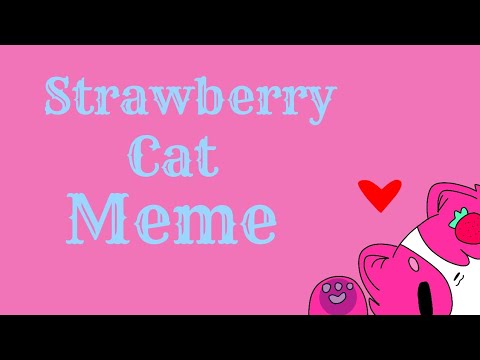Strawberry cat {meme} - YouTube