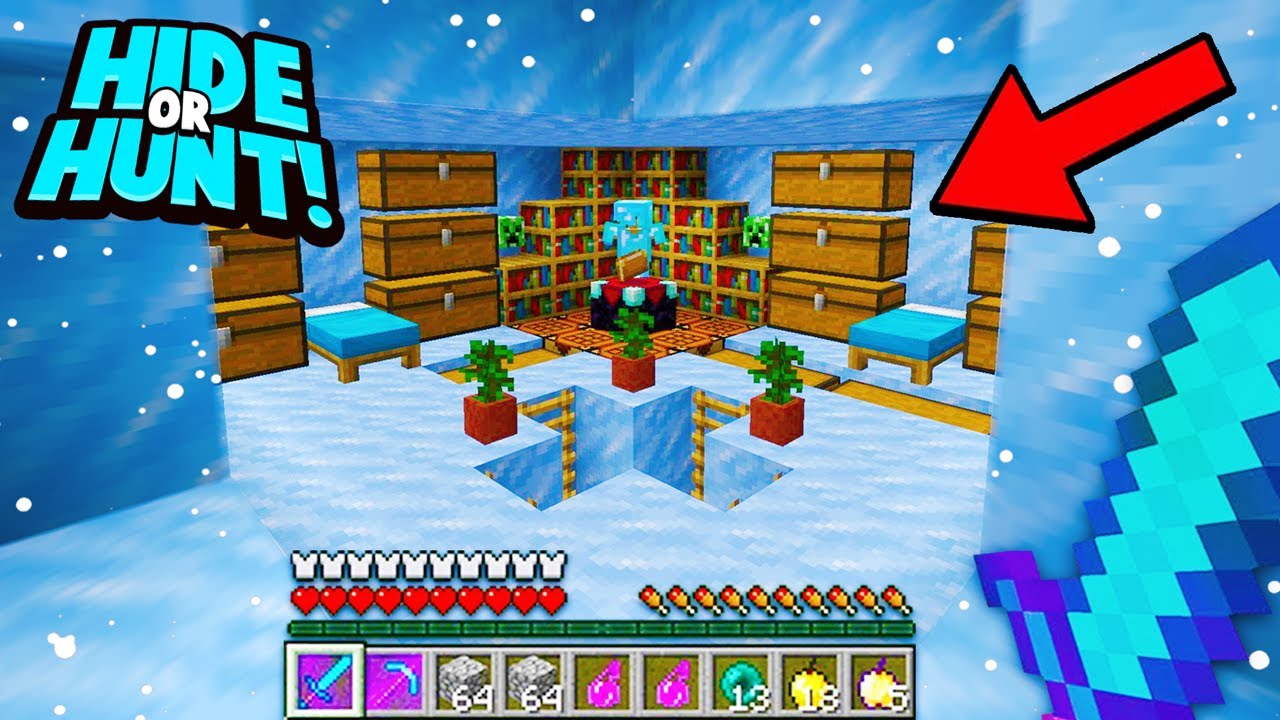 we found a SECRET Minecraft Admin Base on my server.. (Hide or Hunt ...