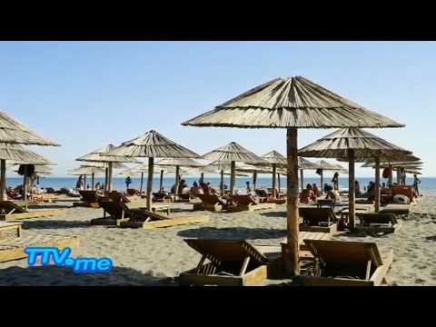 Ulcinj Velika Plaza Grand Beach - kamp Tomi - YouTube