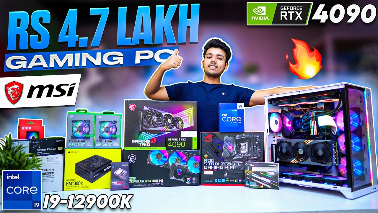 *ULTIMATE* Rs 4.7 Lakh RTX 4090 Productivity & Gaming PC Build | Intel ...
