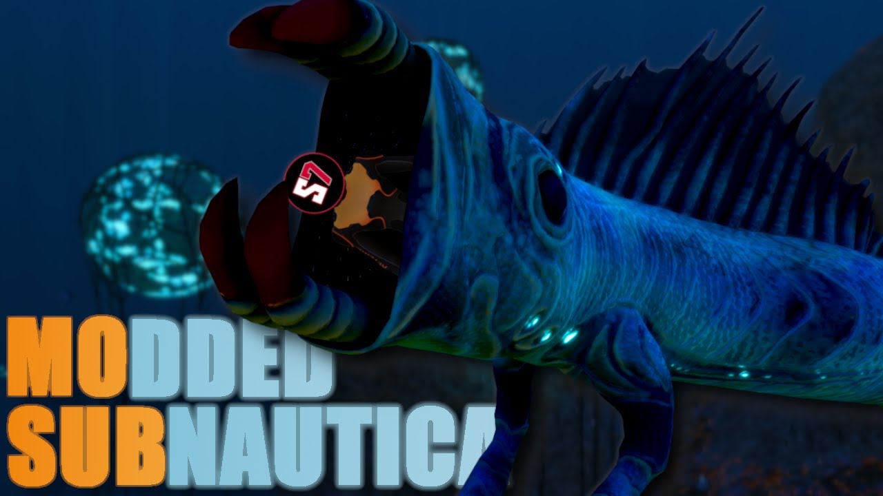 Attack of the GULPER LEVIATHAN in Modded Subnautica! - YouTube