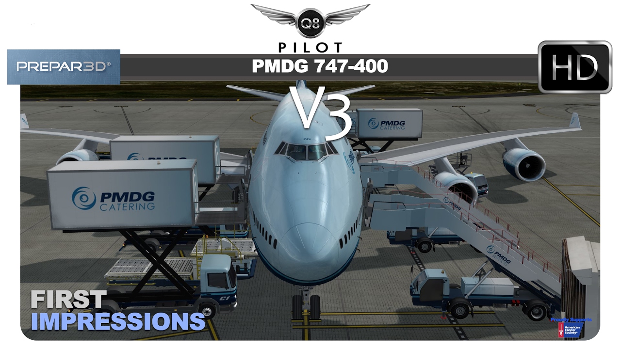 [Prepar3D] PMDG 747-400 v3 | First Impressions - YouTube