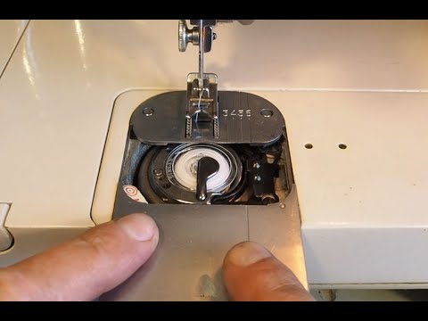 Singer - In place Bobbin Winder Operation - As Seen in Many Older Singer Sewing Machines