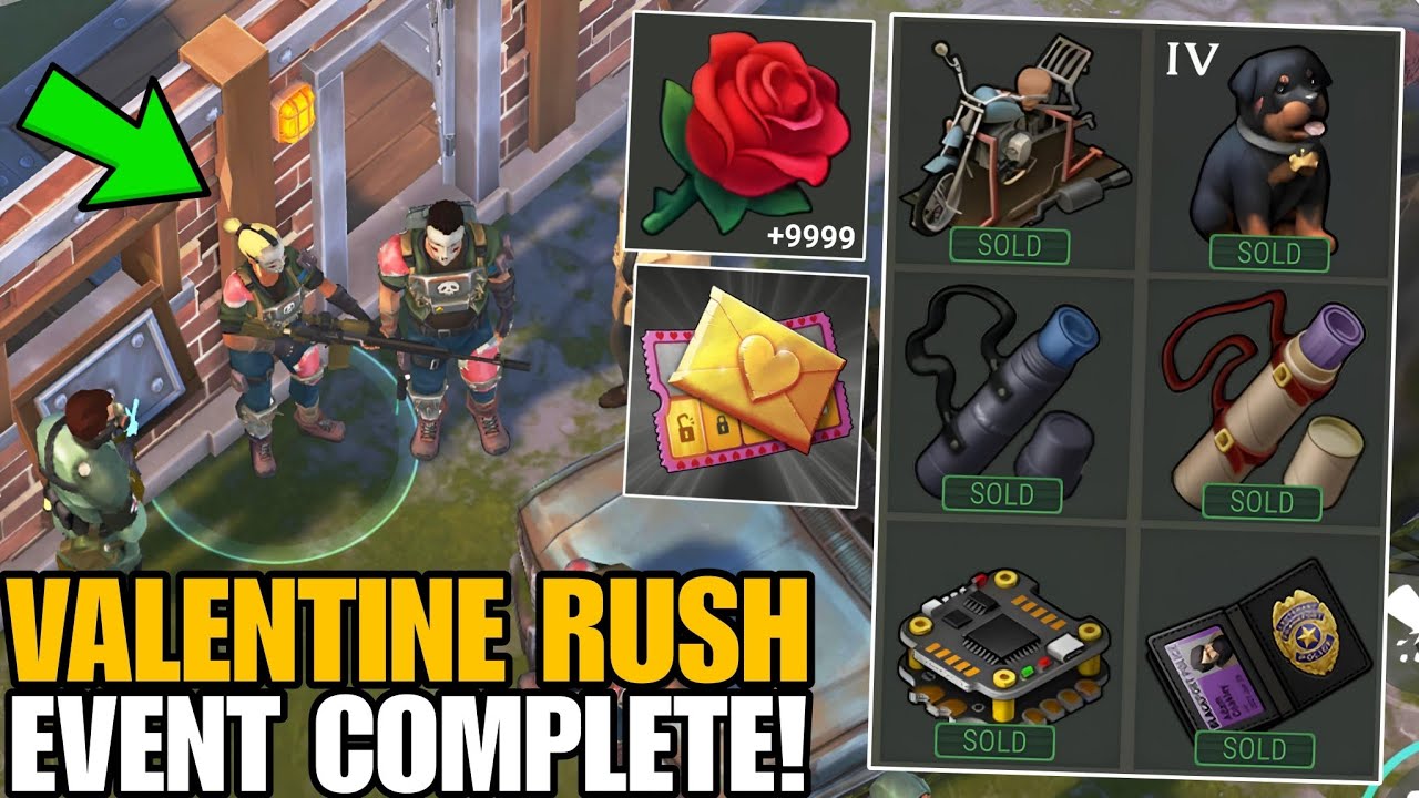OP LOOT! WHAT CAN YOU GET AFTER COMPLETING VALENTINE RUSH EVENT? - Last ...