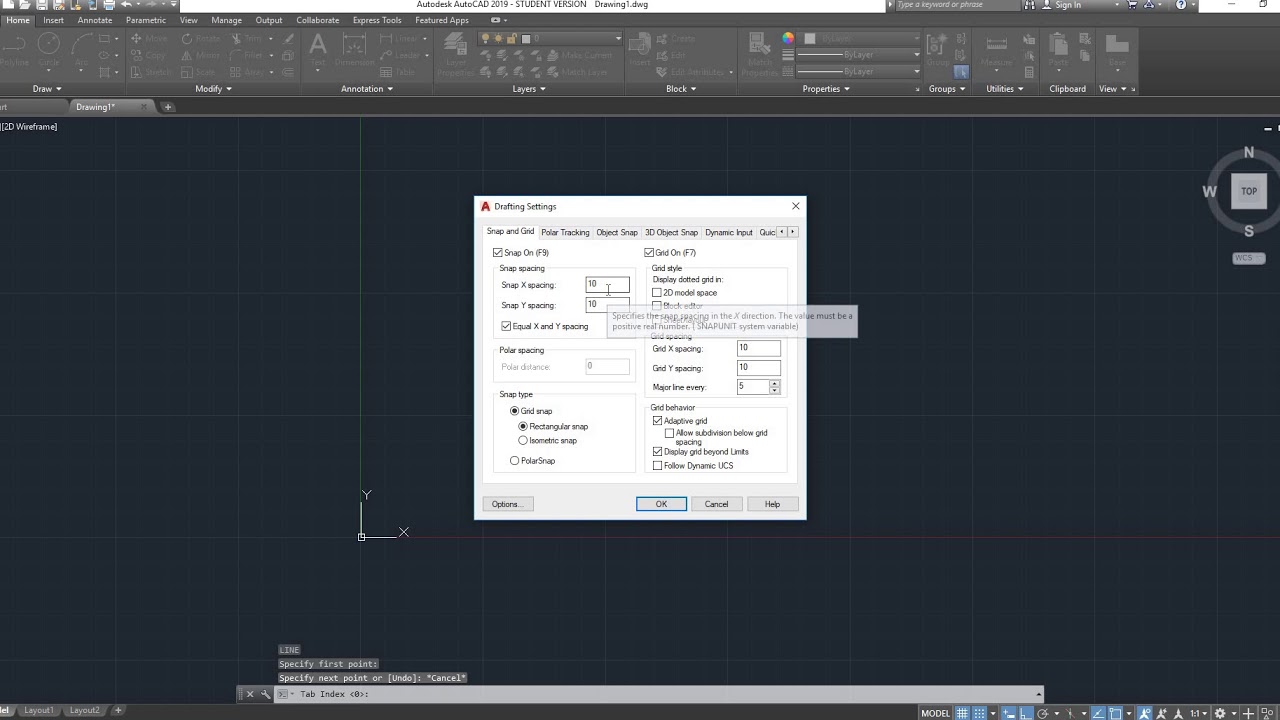 Autocad 2019 - Tutorial 1: Introduction to Autocad, Understanding the ...