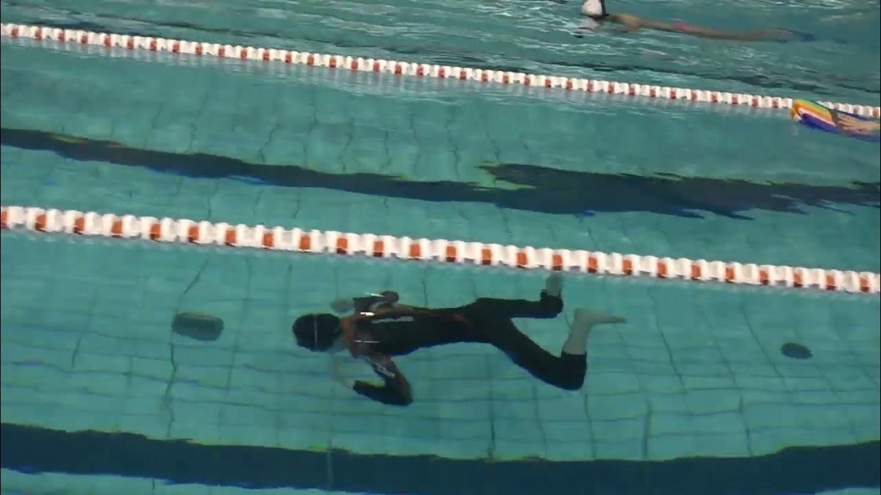 Nika Kukuljica - CMAS - 89,8m DNF - 15. Submania Apnea Cup - YouTube