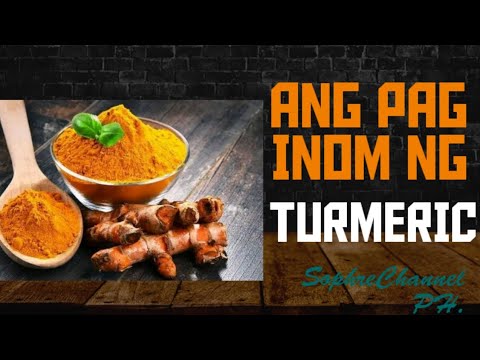 Ang pag inom ng luyang dilaw o Turmeric ay maganda saating kalusugan# ...
