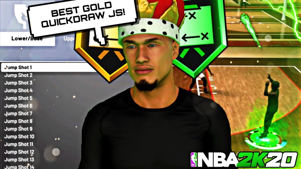 BEST GOLD QUICK DRAW JUMPSHOT IN NBA 2K20 | NEW BEST JUMPSHOT AFTER ...