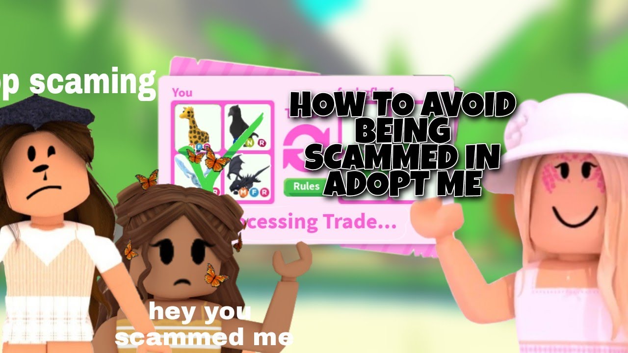 How to avoid all types of Roblox adopt me scammers part one - YouTube