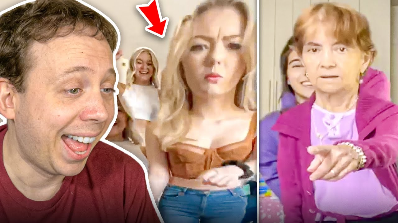 Grandma immediately faceplanted after this - YouTube