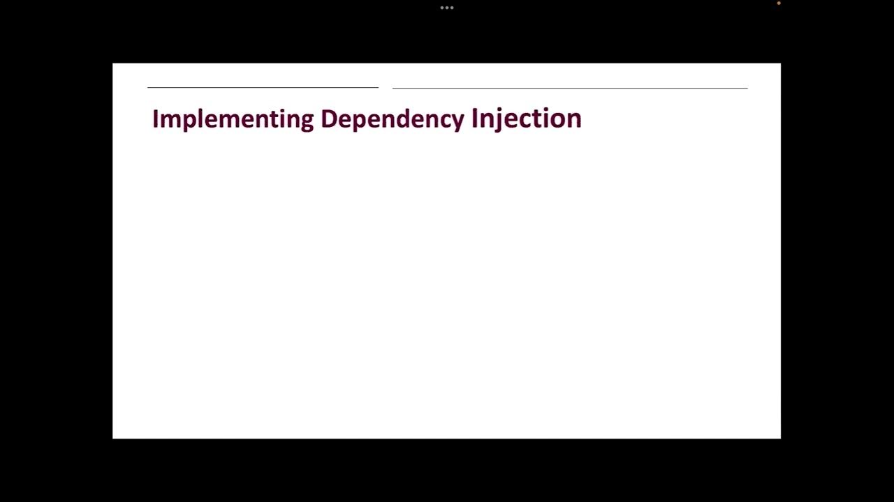 CS 5704 Project 3: An in-depth look at the concept of dependency injection - YouTube