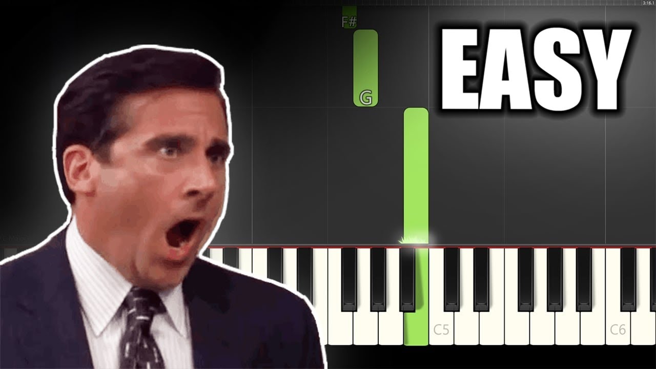 The Office Theme Song EASY SLOW Piano Tutorial YouTube the-office-theme-song-easy-slow-piano-tutorial-youtube