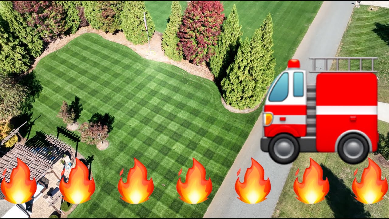 I Need A Firetruck! MY LAWN IS ON FIRE! - YouTube