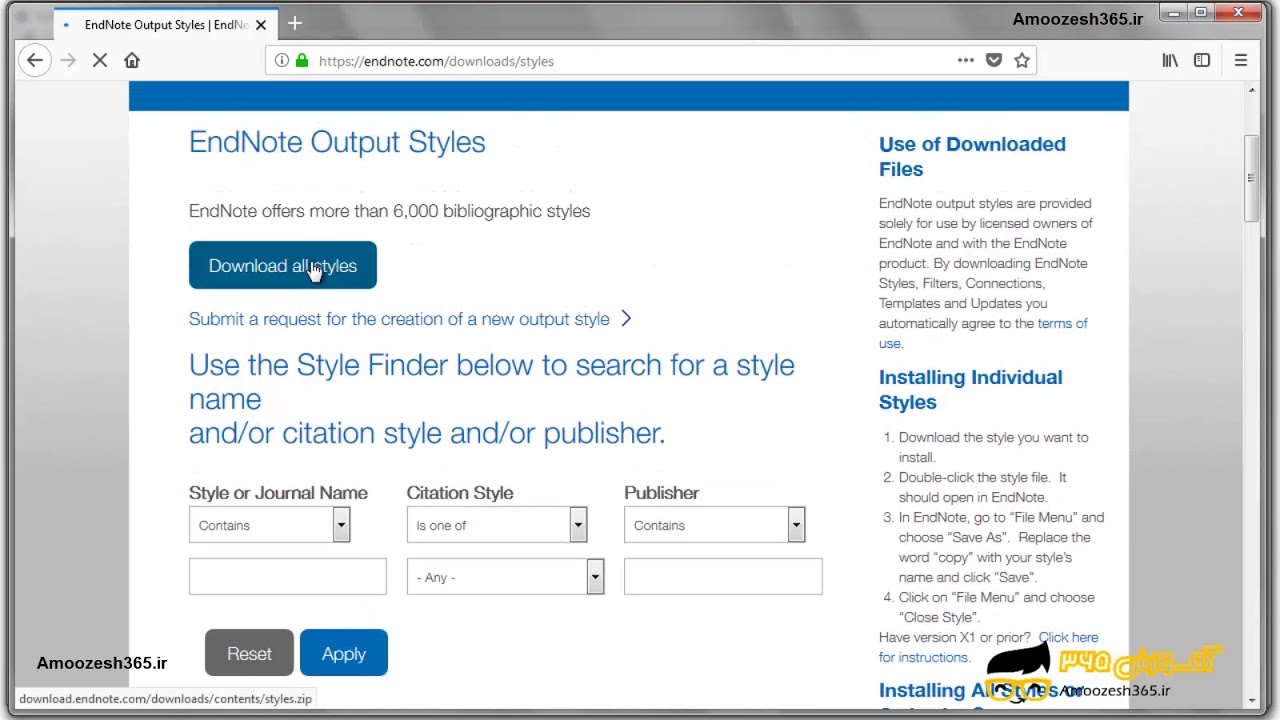 دانلود سبک های نگارشی جدید (style, download, new) در نرم افزار اندنوت 8 ...