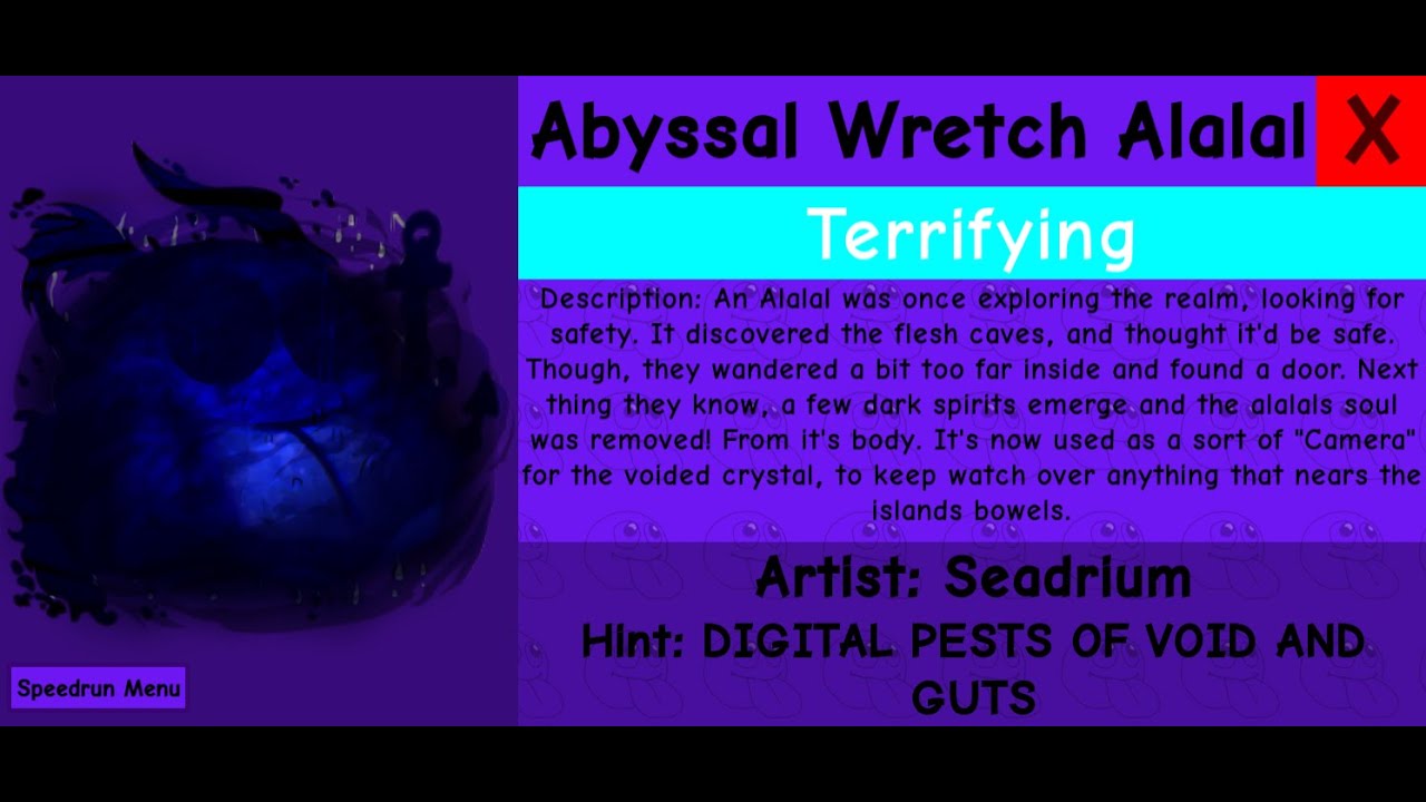 How to get Abyssal Wretch Alalal in Find the Alalals - YouTube