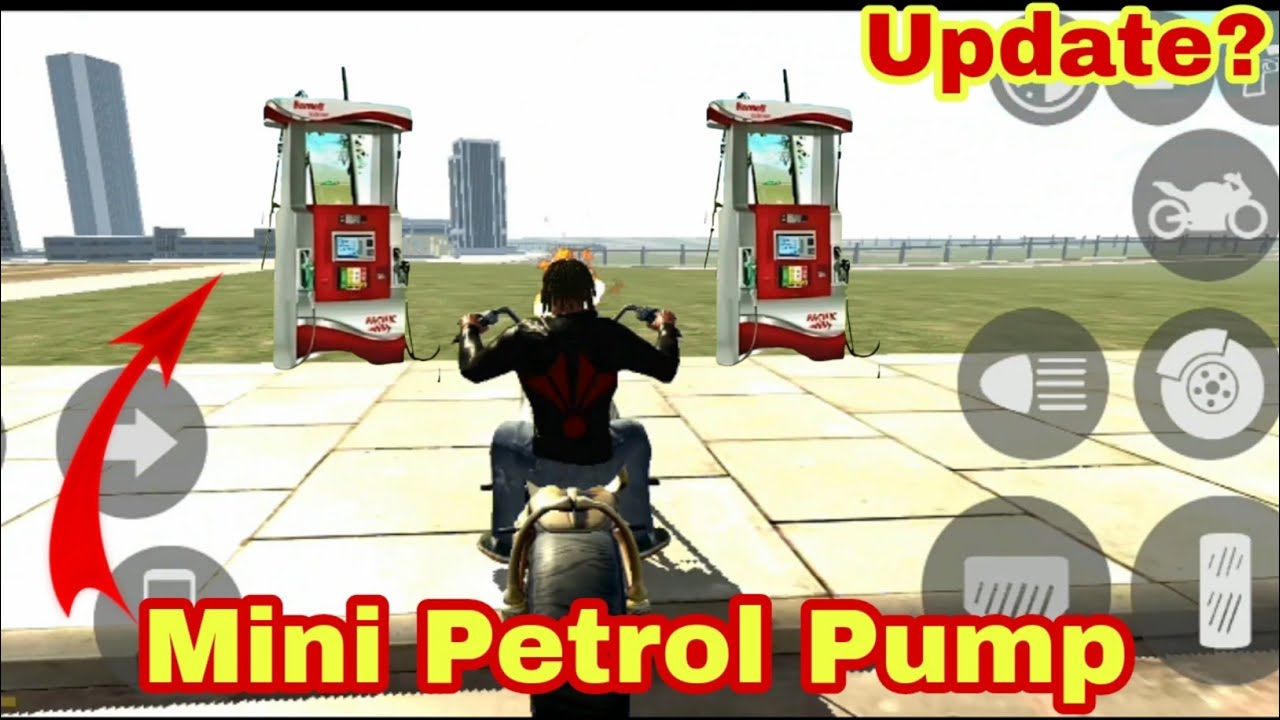 Mini petrol pump ⛽ ka update।। Indian bikes driving 3d game।।new update ...