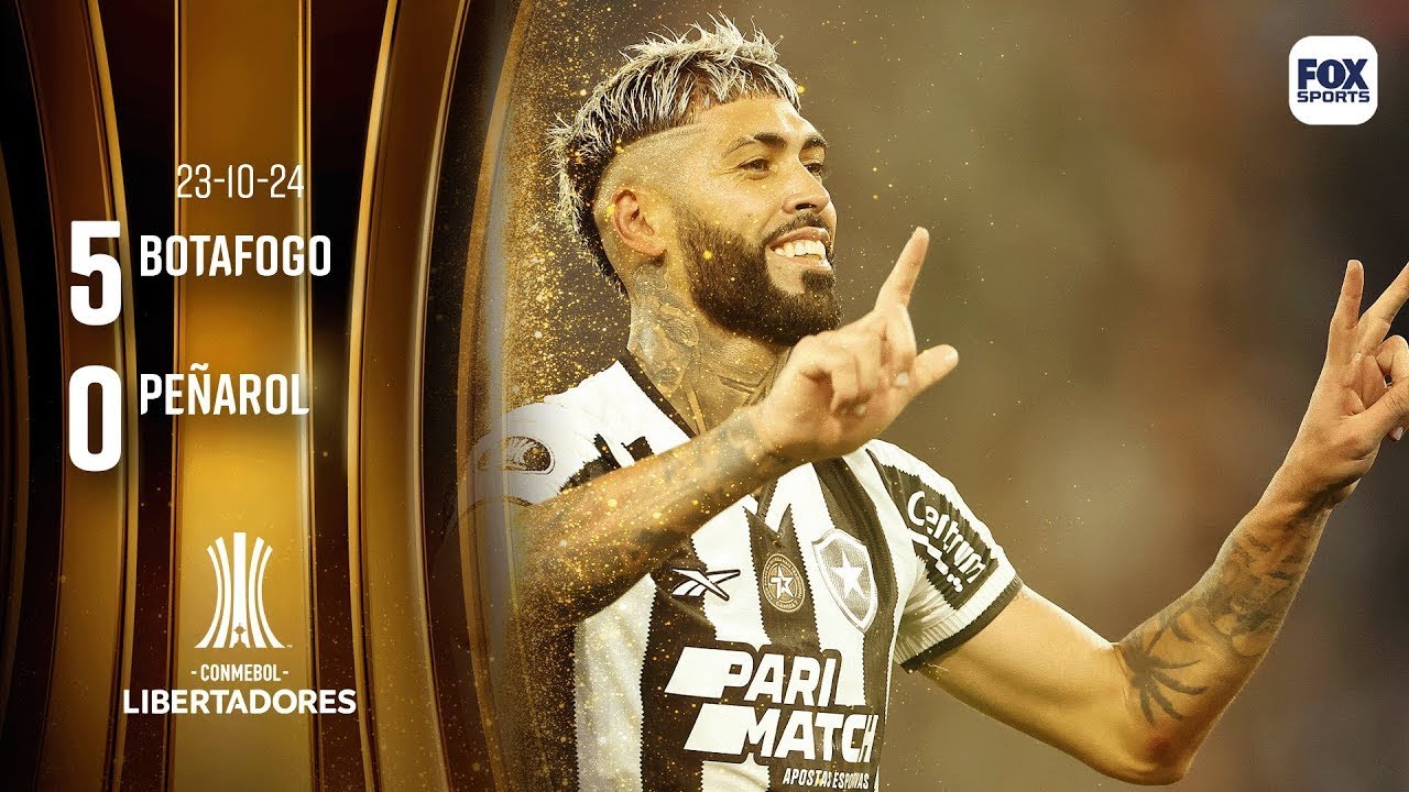 BOTAFOGO APLASTÓ 5-0 A PEÑAROL Y SE SIENTE FINALISTA | COPA CONMEBOL ...