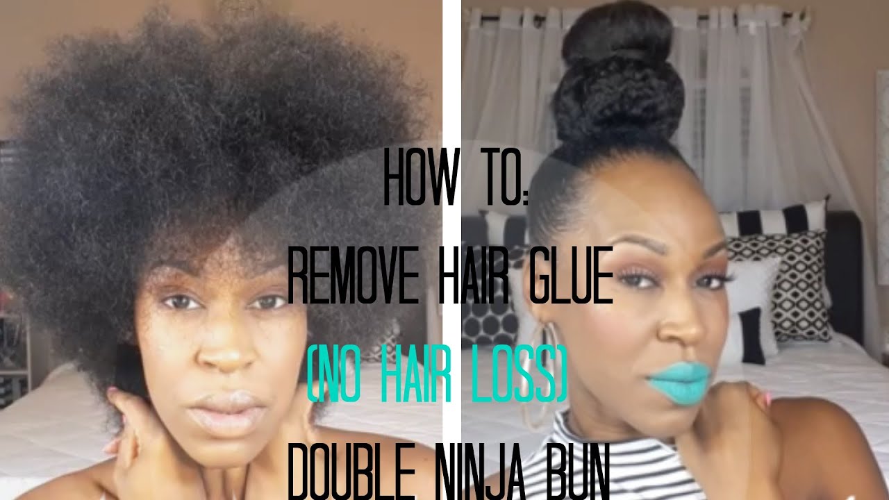 Natural Hair Style | Ninja Bun - YouTube