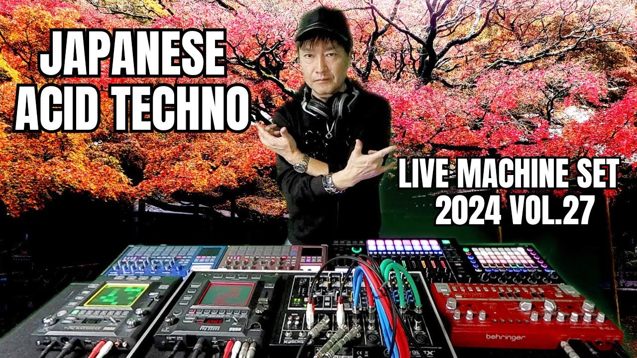 Japanese Techno, Acid techno Original Techno Mix | Live Machine Set ...