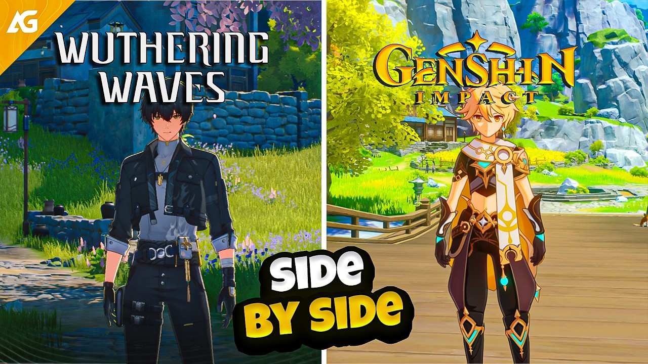 Genshin Impact vs Wuwa (Side by Side) - YouTube