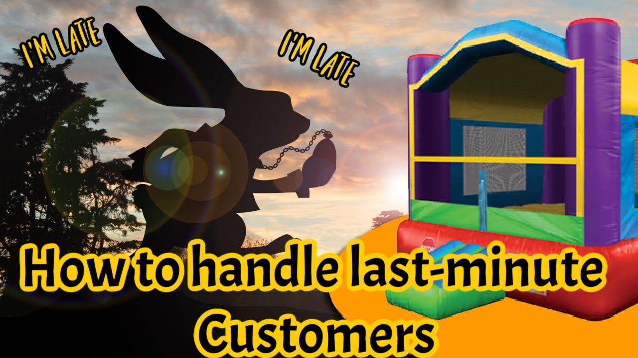 How to deal with last minute customers - YouTube