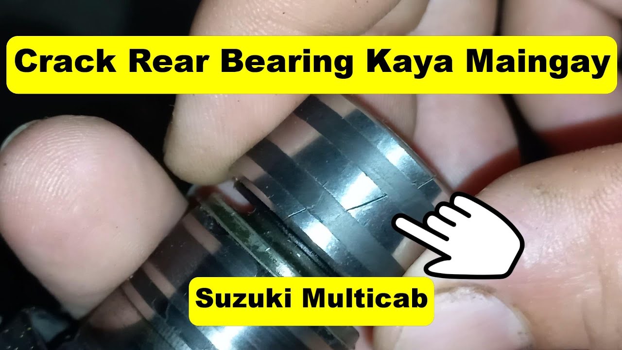 Suzuki Multicab Alternator Rear Bearing Replacement (May Crack Kaya ...