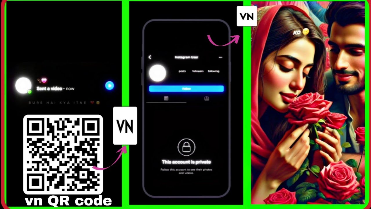 👍vn scan code se video kaise banaye//vn gr code se video kaise edit karen🫅vn app QR tutorial 🫵 ...