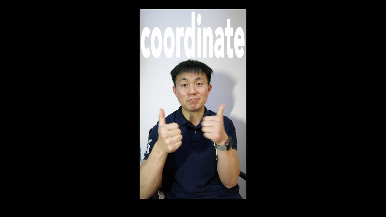 What Does Coordinate Mean YouTube What Does Coordinate Mean YouTube