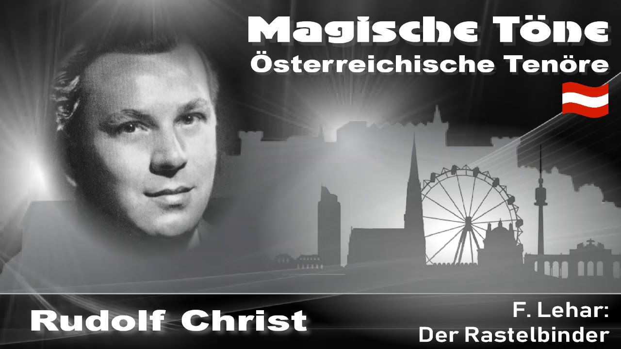 Rudolf Christ singt ein Wienerlied aus "Der Rastelbinder" - YouTube