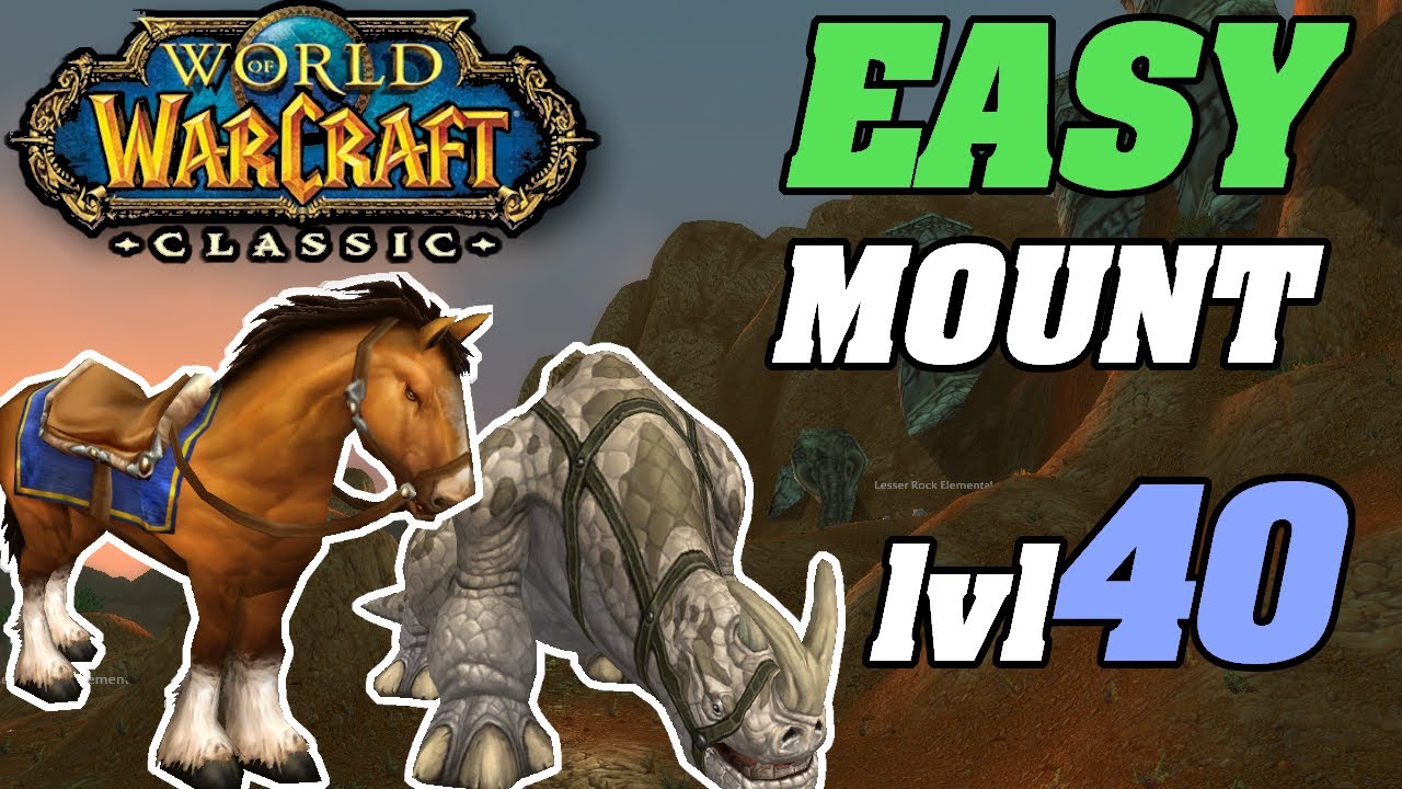 Get lvl 40 Mount In Classic Fresh With THIS Goldfarm! - YouTube
